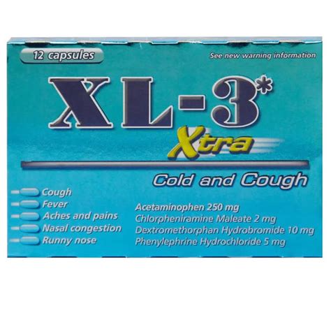 Xl 3 Xtra Coldandcough Wing Display 12 Caps