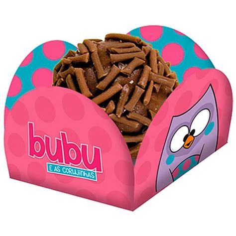 Kit 40 Porta Forminha Festa Bubu E As Corujinhas Festcolor Festa Corujinha Bubu Infantil