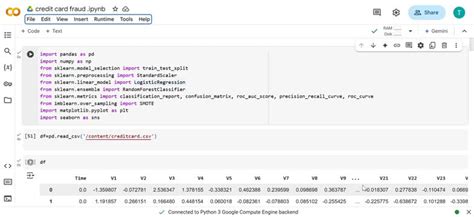 Frauddetection Creditcardfraud Python Datascience Codsoft