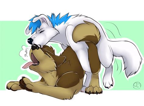 Rule 34 Blue Hair Canine Carifoxleopard Dark Ice Feral Genderbend