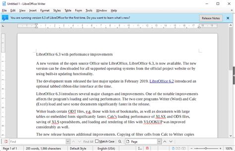LibreOffice 6 3 With Performance Improvements GHacks Tech News