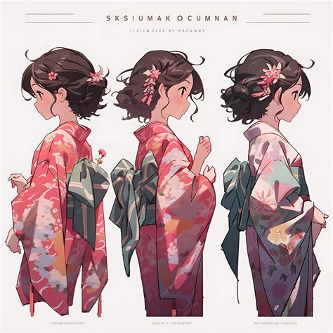 Premium Photo Character Anime Concept Graceful Tall Girl With