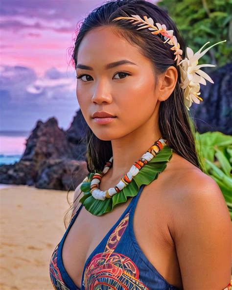 Pin By Roua Denise On Portraits Hawaiian Woman Native American Girls