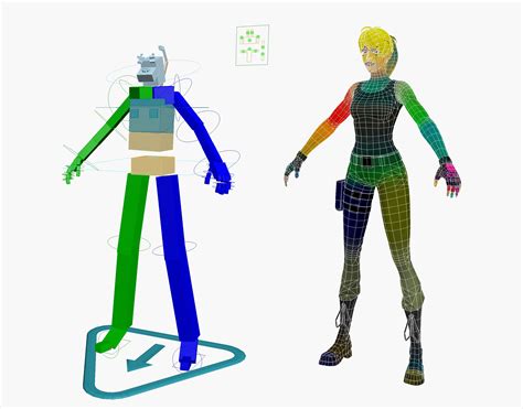 만화 여성 군인 3d 모델 59 Max Fbx Obj Unknown Free3d