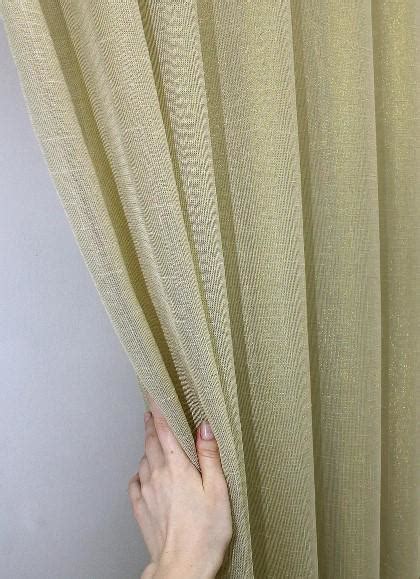 ᐉ Тюль батист з люрексовою ниткою 2 7 м Золотистий 1124т • Краща ціна в Києві Україні