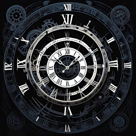 Abstract Dark Background On The Theme Of Technology Symbolizing The