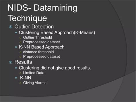 Intrusion Detection Using Data Mining Pptx Information And Network Security Computing