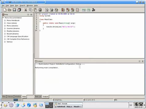 Mono Programming 002 Helloworld Youtube