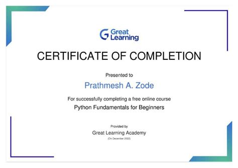 prathmesh zode on linkedin python programming greatlearning skillbuilding