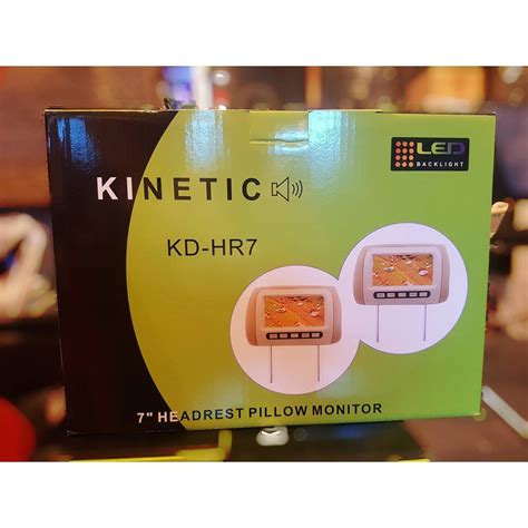 Kinetic Kd Hr7 Headrest Monitor Black Shopee Philippines