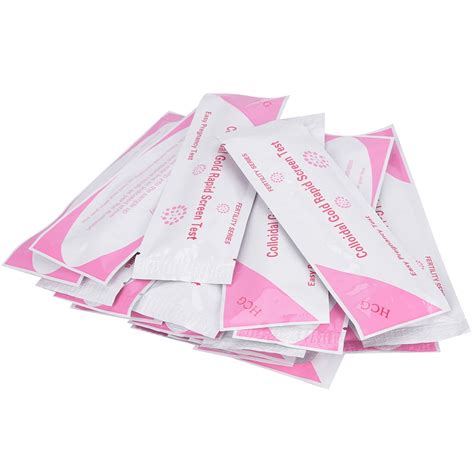 DOACT 20pcs Highly Sensitive Women Urine Pregnancy Test Pen One Time HCG Early Pregnancy Test