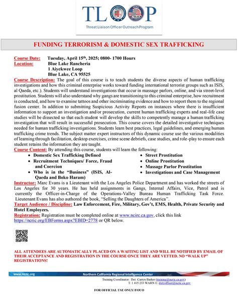 Tlo Adv Funding Terrorism And Domestic Sex Trafficking Blue Lake Rancheria