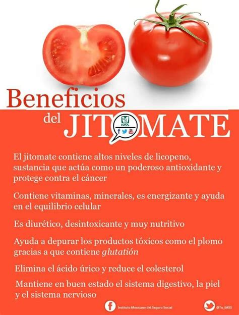Los Beneficios De L Jitomate Jitomate Nutrición Alimentos
