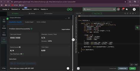 Geeksforgeeks Geeksforgeeks Gfg160 Java Dsa Anushka Soni