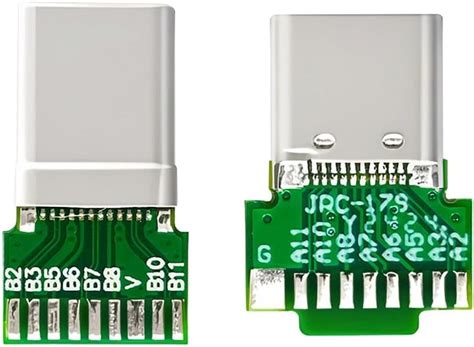 Wellsay 2pcs Lot Usb C Oem Diy Usb 3 1 Type C Male And Female Plug Socket Solder Type Connector