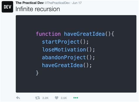 Infinite Recursion Rprogrammerhumor