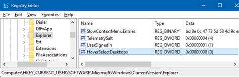Disable Virtual Desktop Switching On Mouse Hover In The Task View