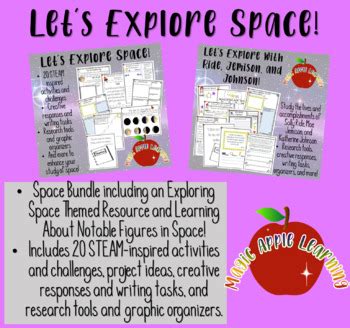 Space Unit Study Bundle Explore Space And Women In Space TPT