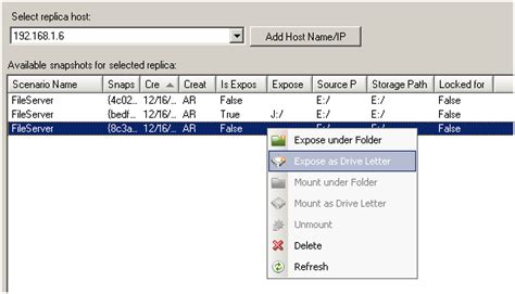 Restore Deduplication Devices Using Arcserve Replicationvss Snapshots