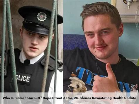Who Is Finnian Garbutt Hope Street Actor Who Played Pc Ryan Power