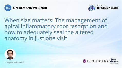 When Size Matters The Management Of Apical Inflammatory Root Resorption And How To Adequately