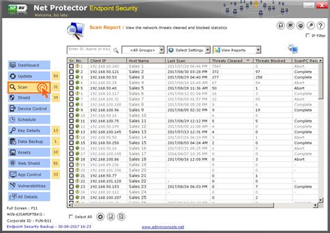 How To Scan PC Using Admin Console EPS NPAV Net Protector Knowledge Base