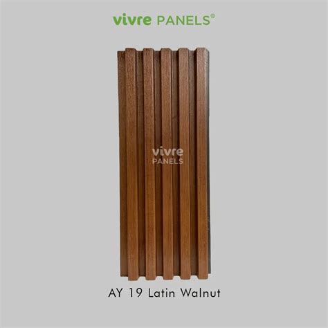 9 Feet Exterior Cladding Aluminium Composite Wpc Panel Latin Walnut Ay 19 At ₹ 1900 Piece