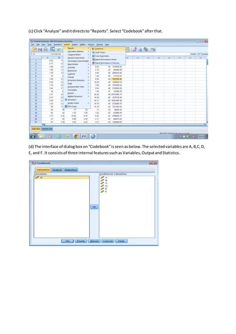 Code Book Using Spss Docx