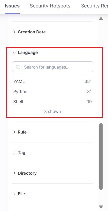 scanning yaml files throw an error sonarqube server community build