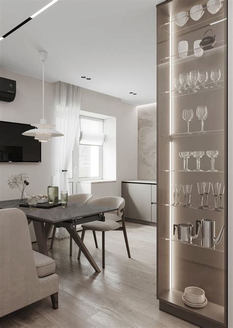 Светлая кухня в стиле минимализм Кухня в стиле минимализм Дизайн дома Интерьер