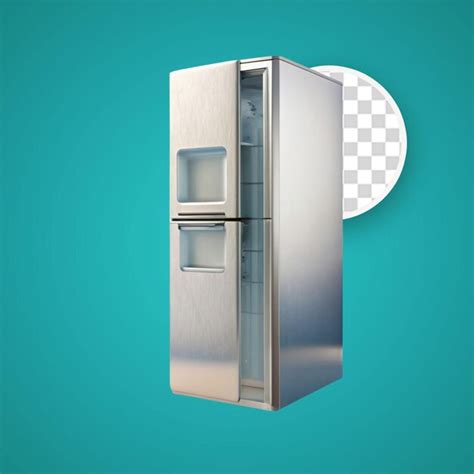 Premium Psd Fridge Freezer Side By Side Stainless Steel Refrigerator With Ice And Water System