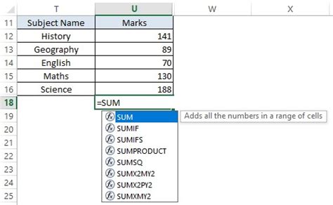 How To Add Data From Multiple Cells In MS Excel QuickExcel