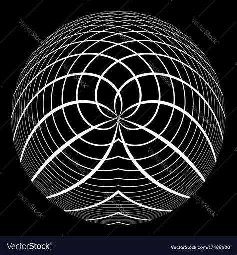 Abstract Spherical Design Element Royalty Free Vector Image