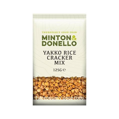Minton And Donello Yakko Rice Cracker Mix 125g Pack Of 6 Plantx Uk