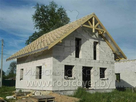 Двухскатная Крыша — монтаж черепицей Shinglas | RoofCover
