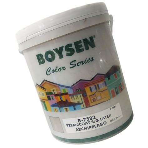 Boysen Permacoat Latex B 7582 Archipelago 1 Gallon 1 Gallon 1 Gallon