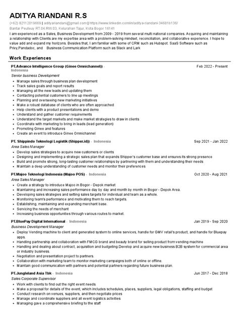 Aditya Riandani Rs Resume Pdf