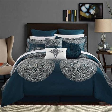 Chic Home Orchard Place 13 Piece Medallion Jacquard Comforter Set Bedding