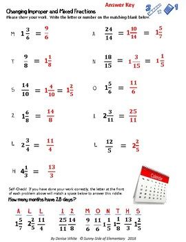 Fractions Equivalent And Renaming Mixed Numbers Improper Fractions