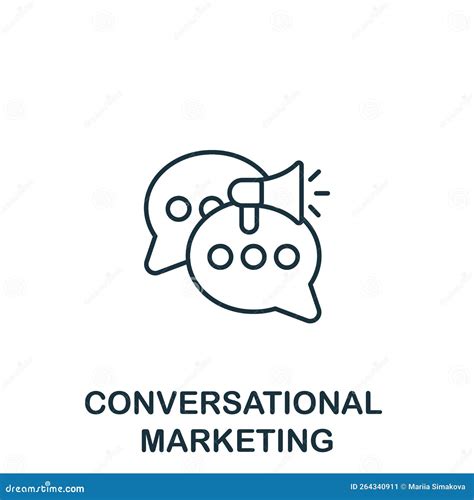 Conversational Icon Monochrome Simple Marketing Strategy Icon For