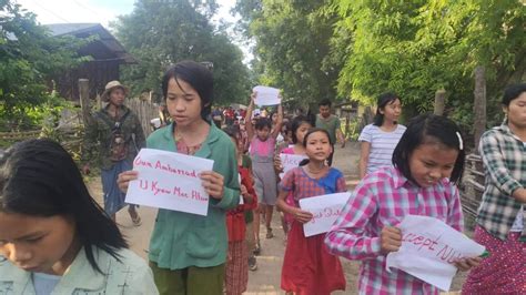 Khit Thit Media On Twitter ခင်ဦးတွင် ဒေသခံပြည်သူ တစ်ထောင်ကျော် ပါဝင်သည့် သပိတ် စစ်ကြောင်း ဦးက