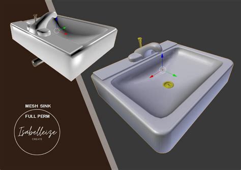 Second Life Marketplace Mesh Sink Full Perm 14