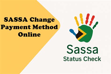 SASSA Change Payment Method Online