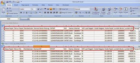 E Spt Consulting Error Saat Import Bukti Potong Espt Pph Pasal 21 2014 Part 2
