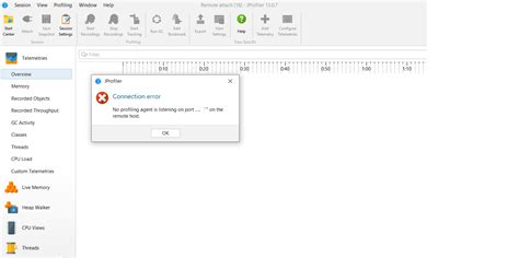 Jprofiler Connection Issue No Profiling Agent Is Listening On A Remote Host On The Port
