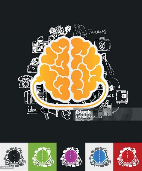 Usb 종이 스티커별 수작업 요소 Usb 케이블에 대한 스톡 벡터 아트 및 기타 이미지 Usb 케이블 과학 그리기 Istock