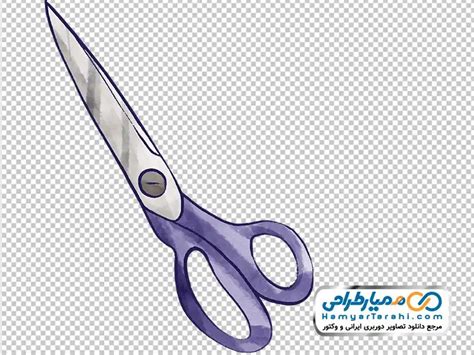 دوربری تصوی قیچی خیاطی همیار طراحی