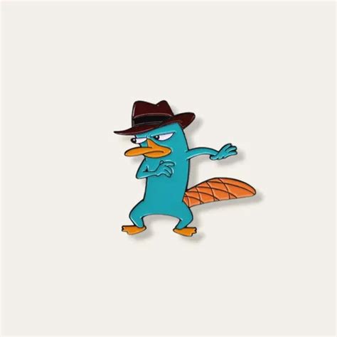 Pin Esmaltado Metálico Phineas Y Ferb Cuotas Sin Interés