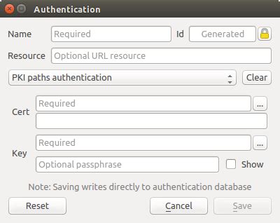Authentication System Overview QGIS Documentation Documentation