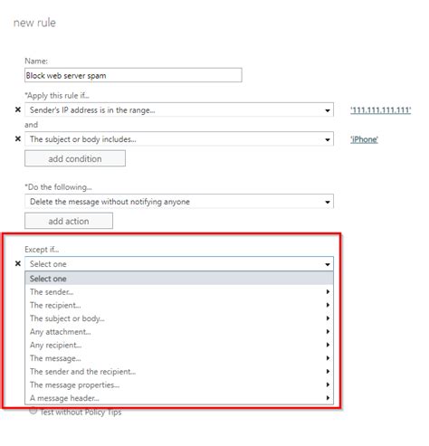Office 365 Exchange Online Protection EOP Mail Flow Rules Nedim S IT CORNER